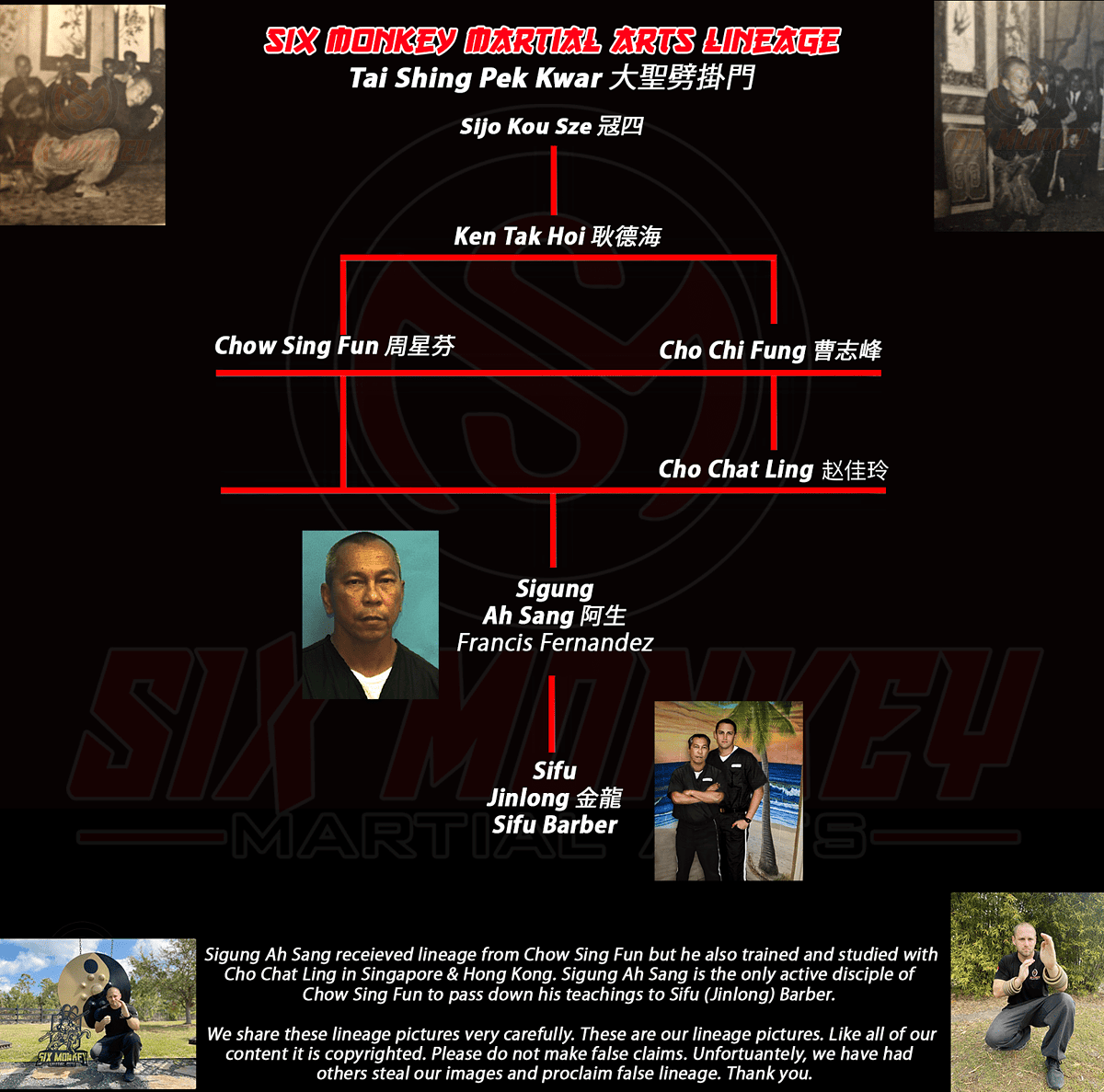 About Us Monkey Kung Fu - Six Monkey Martial Arts